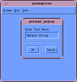 Le programme prompt.c